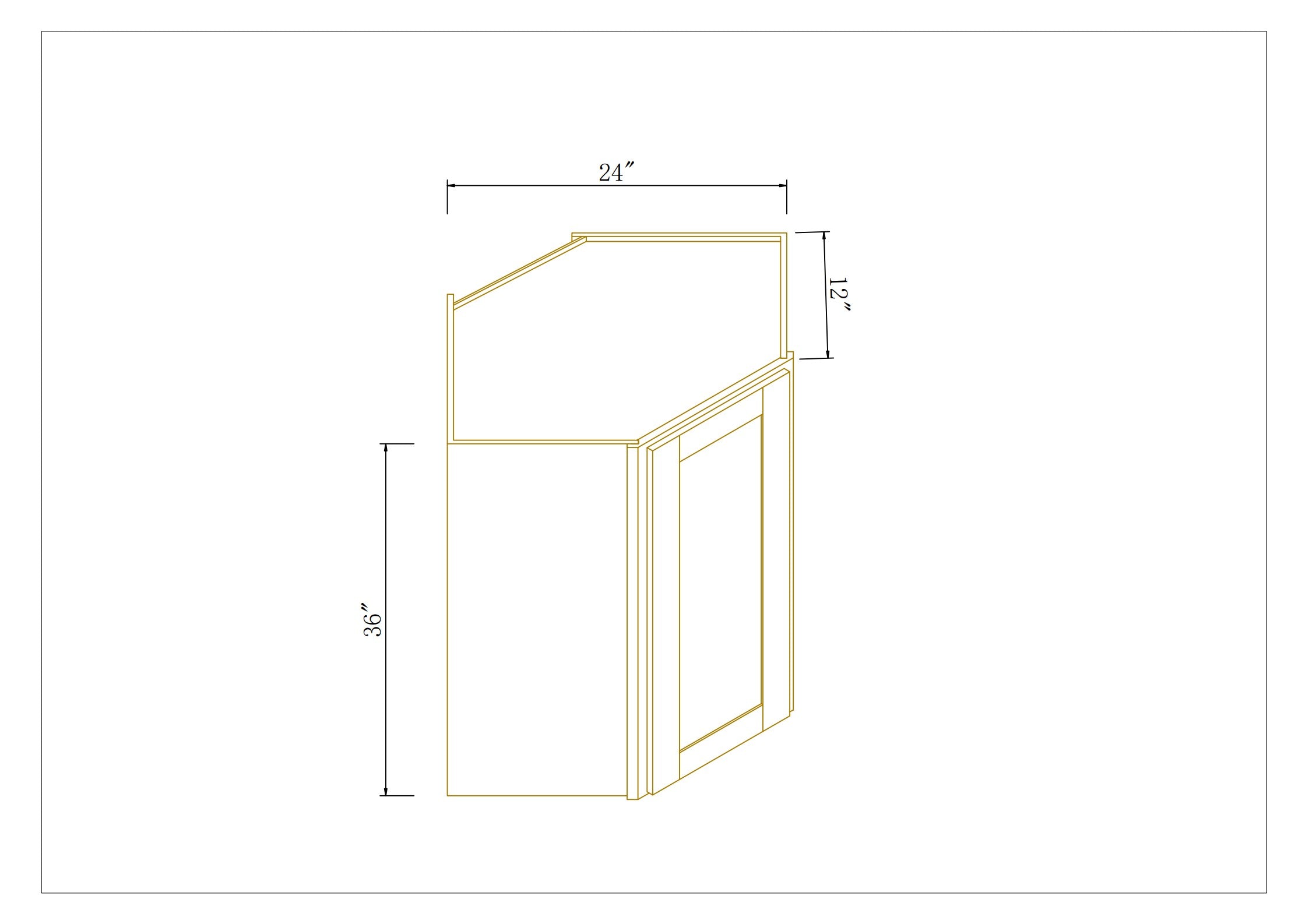 WS-WDC2436 – OZ Kitchen & Bath Cabinetry